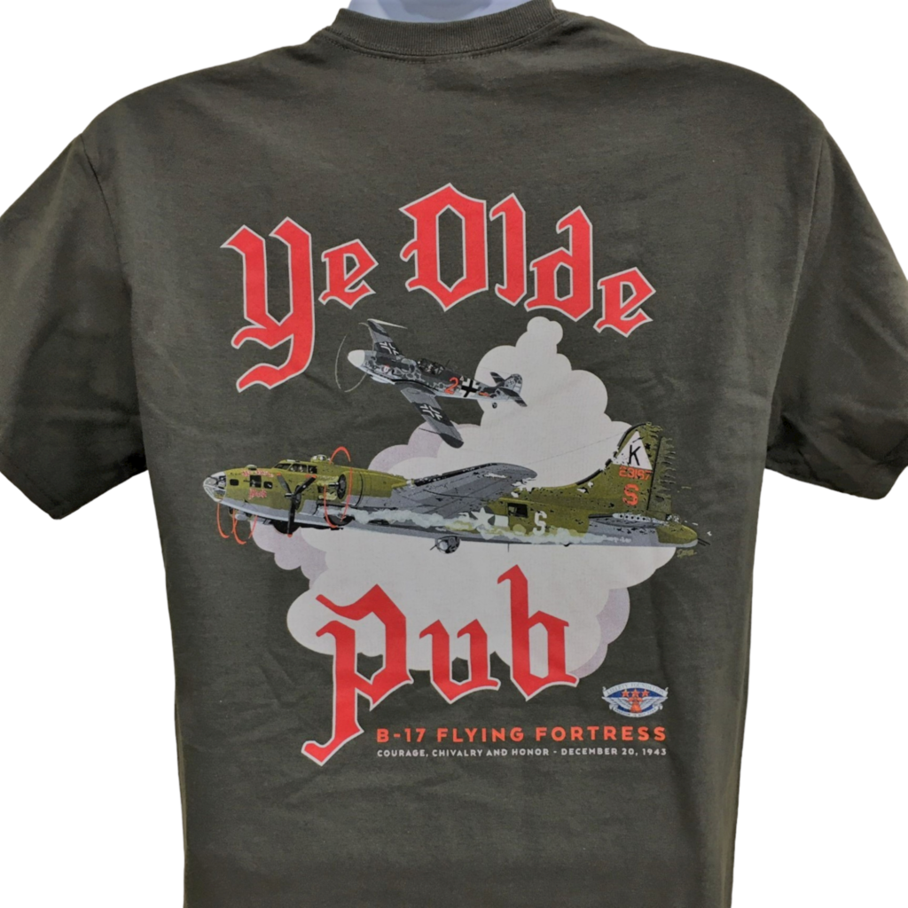 Ye Olde Pub B 17 Olive T Shirt The Liberty Foundation Inc